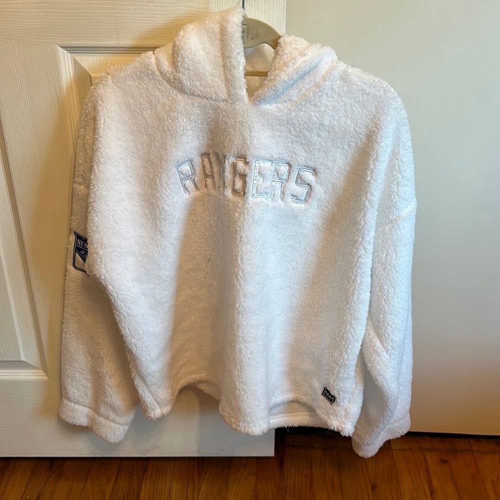 Dkny Rangers Sherpa Hoodie - Gem
